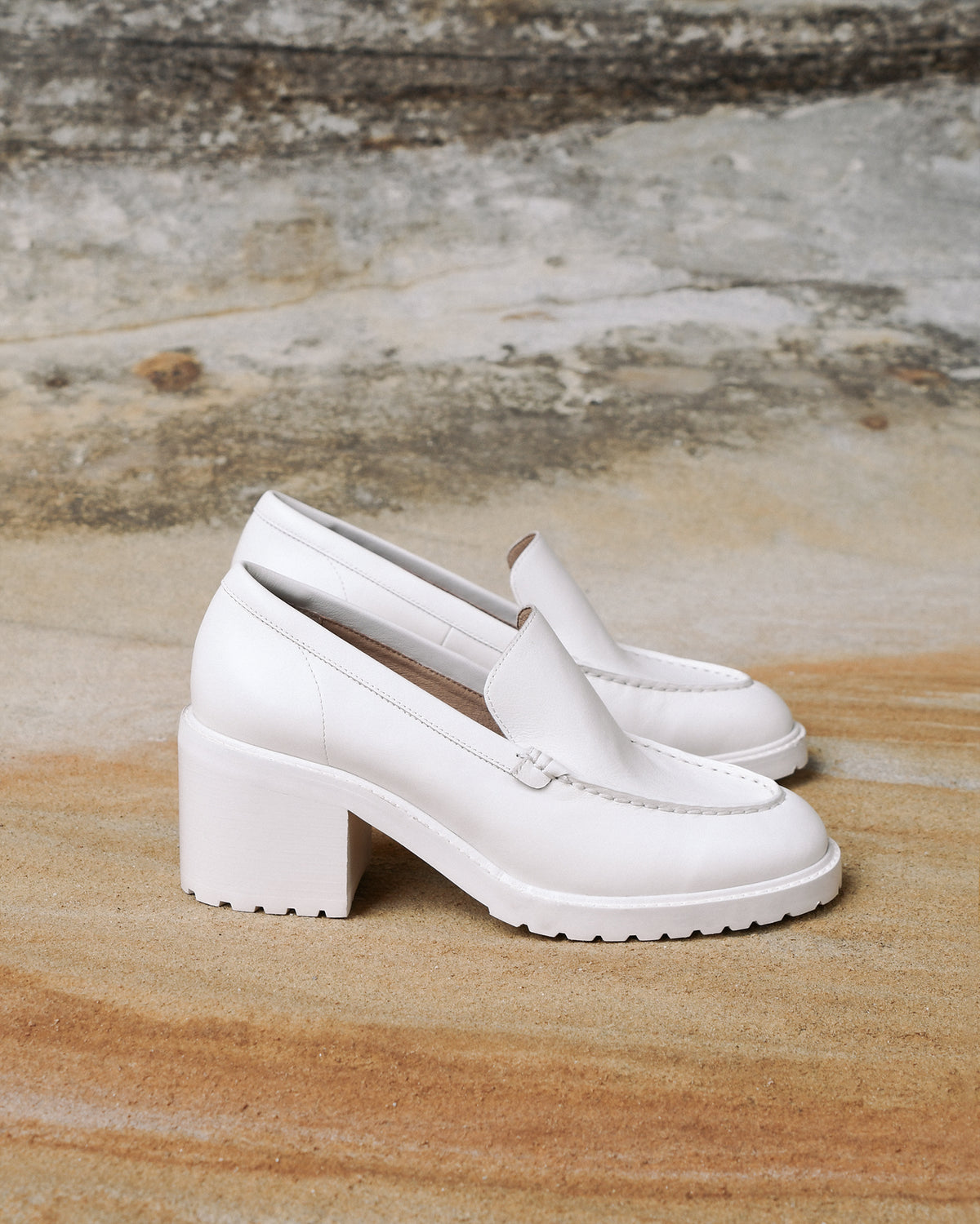 Mid Heel Loafers