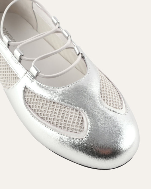 UMBER SNEAKERS SILVER MULTI - Jo Mercer